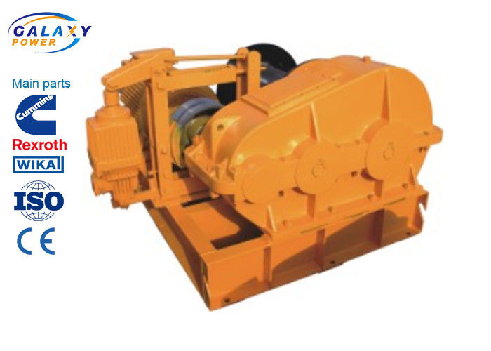 High Speed Power Line Stringing Equipment Electric Winch For Marine ...