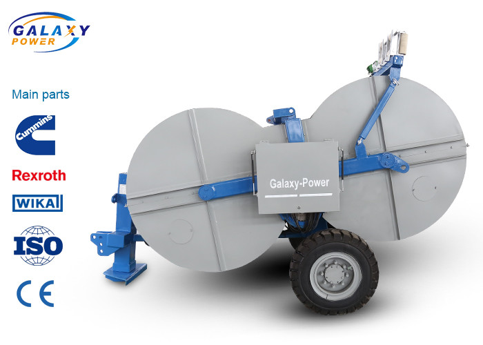 77kw Diesel Conductor Hydraulic Tensioner Power Line Stringing Equipment