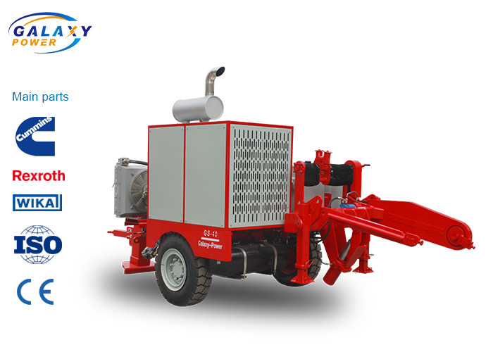 Hydraulic Pulley Transmission Line Equipment Max Intermittent Pull 40kN