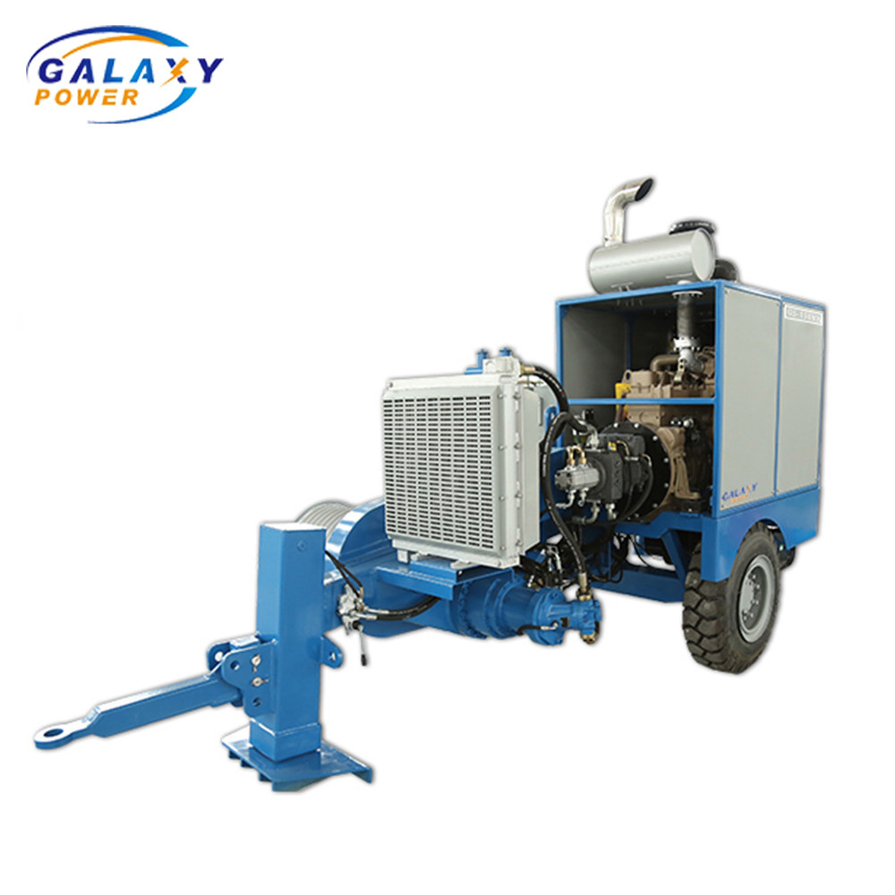 150kn Hydraulic Pulling Machine 15t For Overhead Electric Power ...
