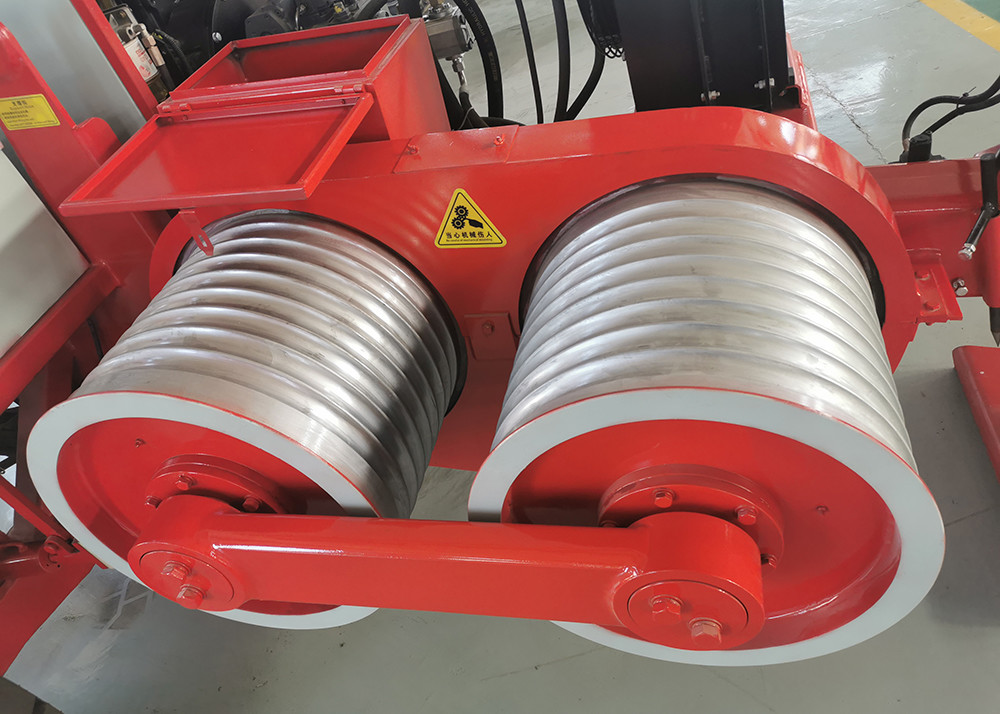 Hydraulic Tension Stringing Equipment 120KN Overhead Line Stringing ...