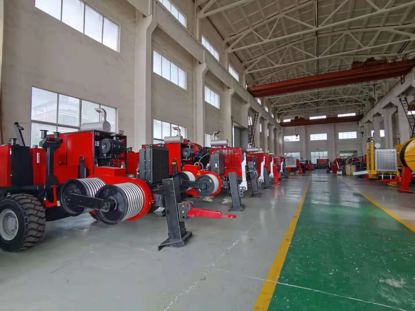 Max Pulling 220KN Bull-Wheel Diesel Hydraulic Cable Stringing Equipment