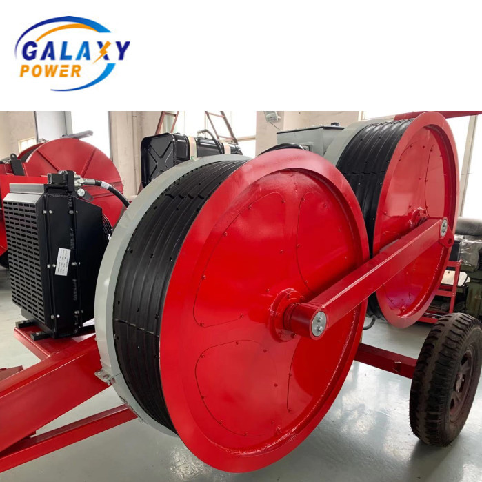 China 35KN Hydraulic Tensioner Puller Machine For Stringing Overhead Line