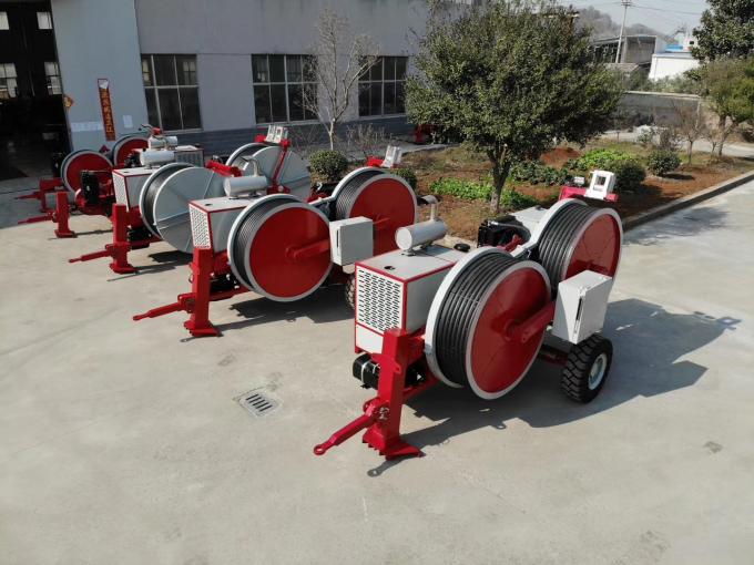 2x40KN High Tensioner 1500mm Bull-wheel Diameter Transmission Line ...