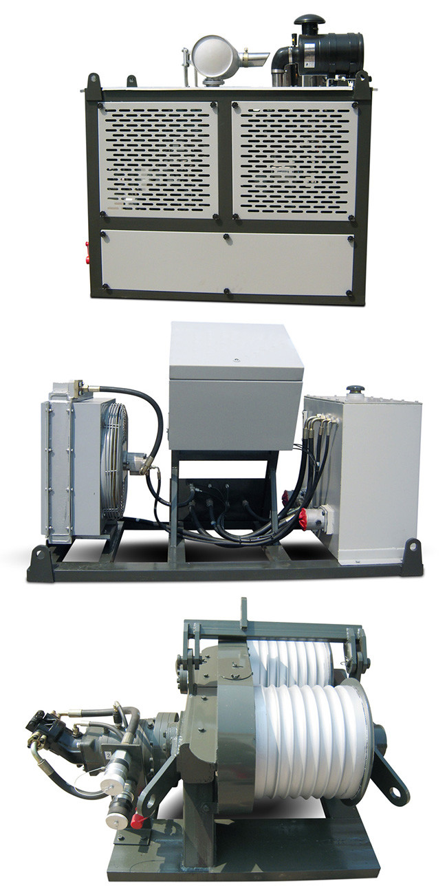 2000kg Power Cable Pulling Equipment , Hydraulic Electrical Cable ...