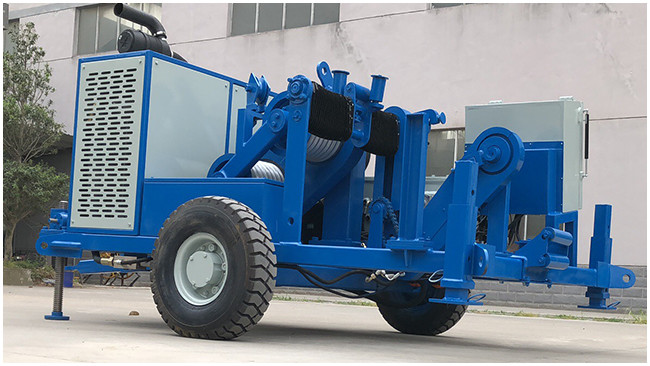 49.2hp / 36kw Underground Puller , Underground Wire Pulling Equipment