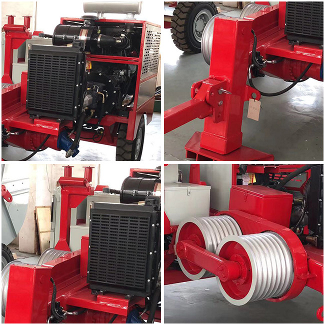 Stringing Equipment Overhead Transmission Hydraulic Puller Max ...