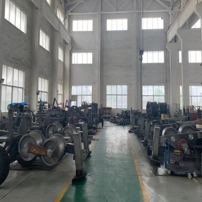 16Ton Bull-Wheel 10 Grooves Hydraulic Puller Overhead Stringing Equipment